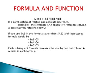 04.formula and fuction | PPT