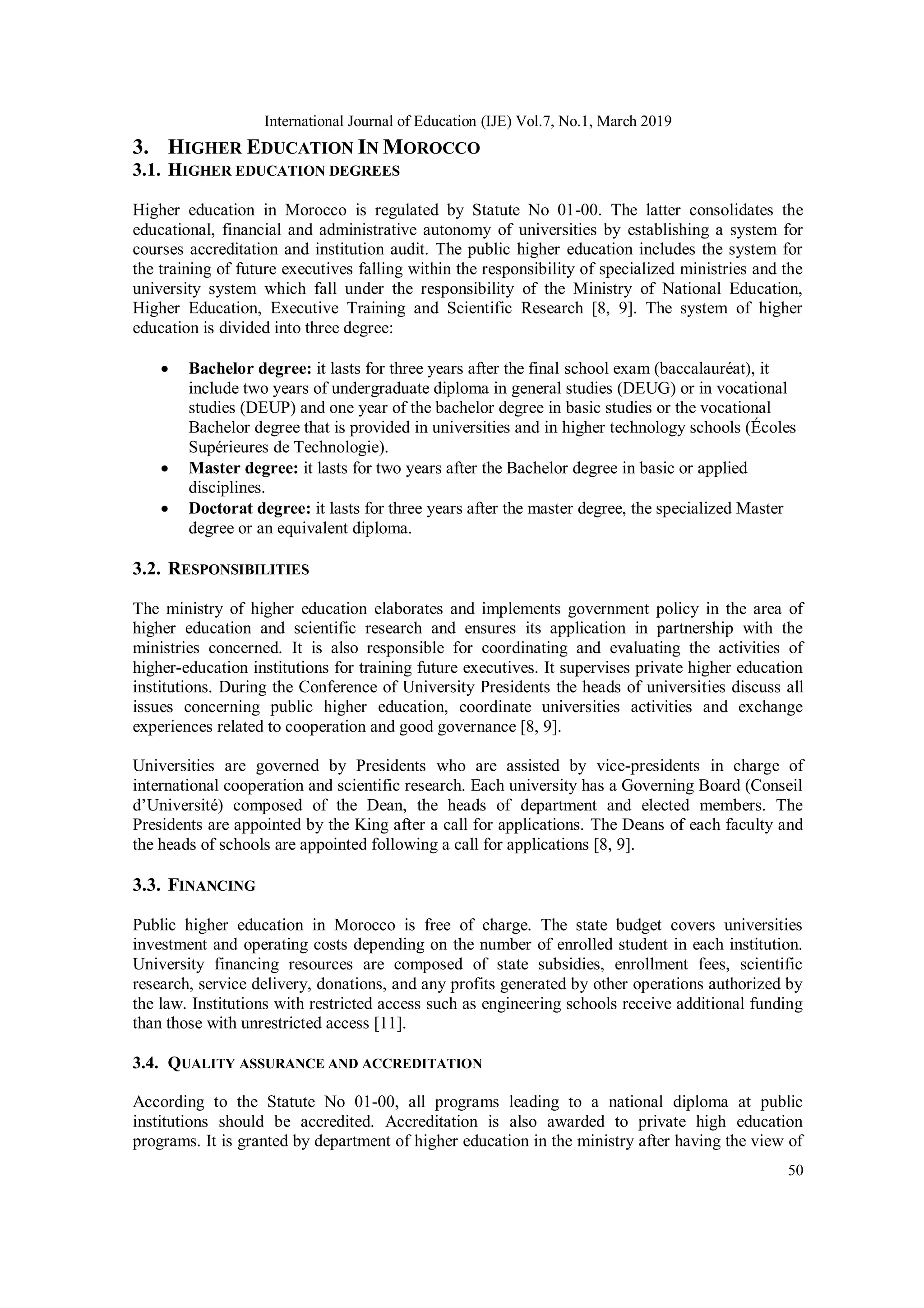 SIPOC MODEL IN MOROCCAN ENGINEERING EDUCATION CONTEXT: LEAN APPROACH | PDF