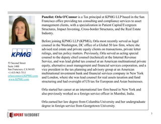Qualified Opportunity Zones featuring Orla O'Connor, Lou Vlahis, Sky ...
