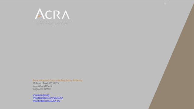 Singapore. ACRA's Data Services Journey. | PPT