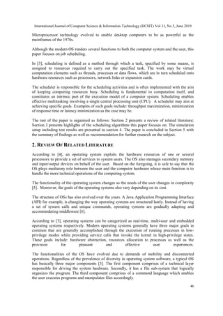 COMPARATIVE ANALYSIS OF FCFS, SJN & RR JOB SCHEDULING ALGORITHMS | PDF