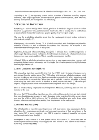 COMPARATIVE ANALYSIS OF FCFS, SJN & RR JOB SCHEDULING ALGORITHMS | PDF
