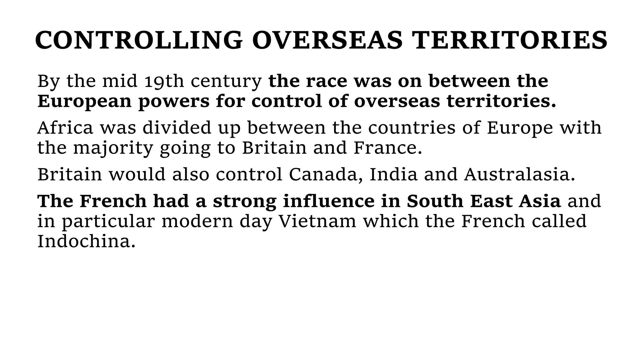 VIETNAM WAR - 04. THE FRENCH COLONISATION OF INDOCHINA | PPTX