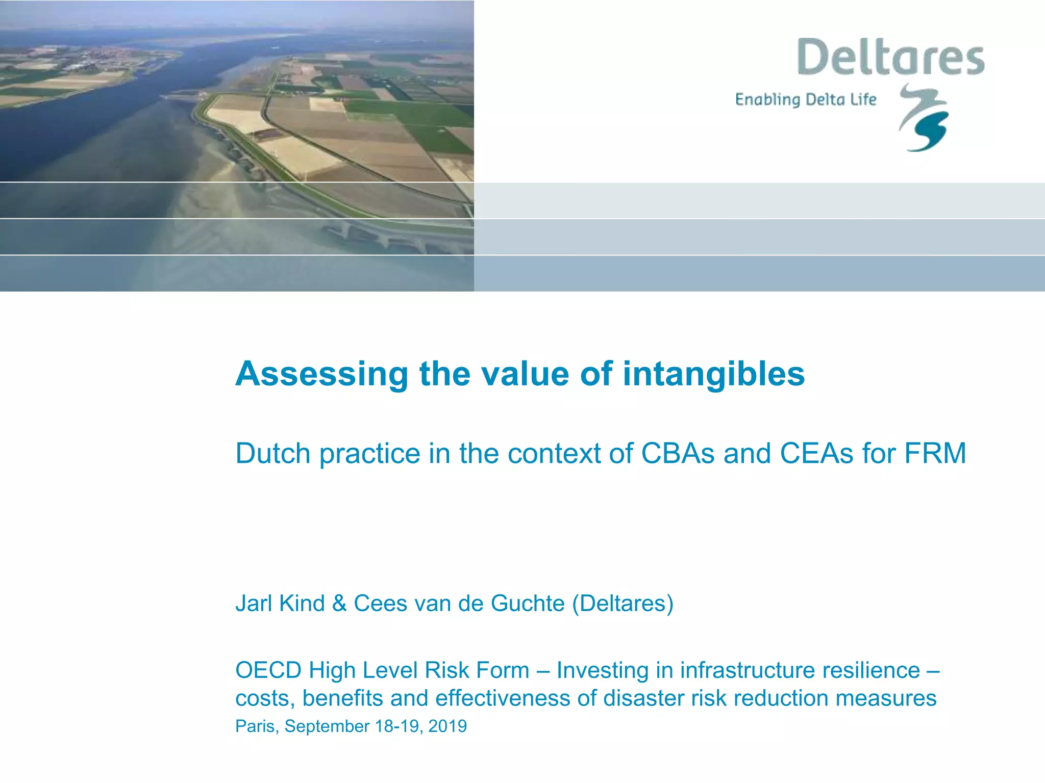 Dutch practice in the context of CBAs and CEAs for FRM | PPTX