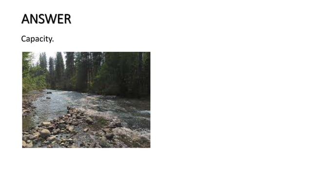 REVISION AS CAMBRIDGE GEOGRAPHY: RIVERS - LOAD | PPT