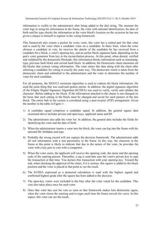 ELECTION SYSTEM BASED ON BLOCKCHAIN TECHNOLOGY | PDF