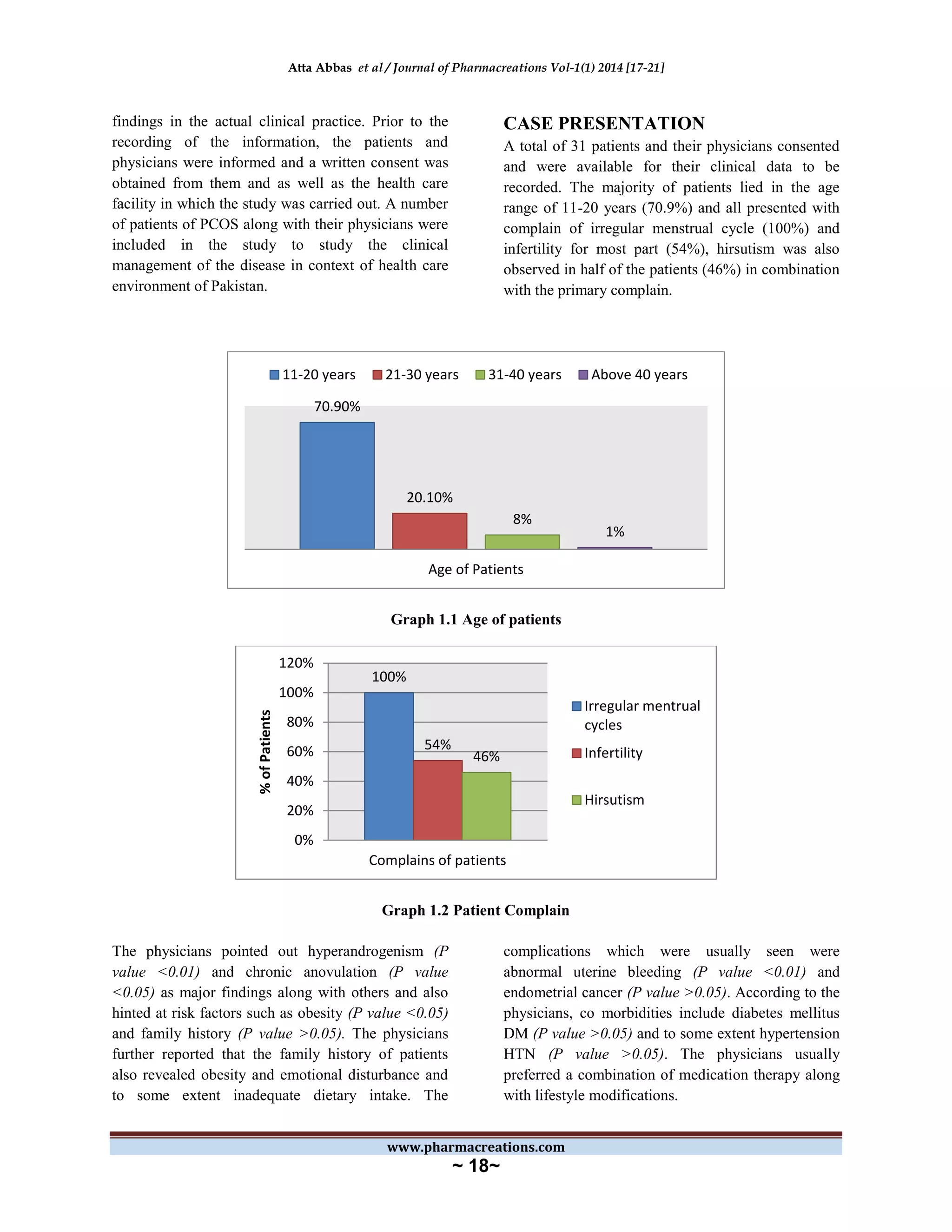 The clinical management of patients with polycystic ovarian syndrome ...