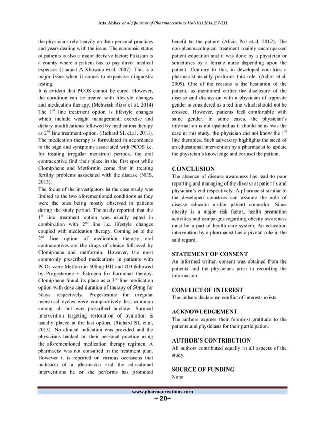 The clinical management of patients with polycystic ovarian syndrome ...