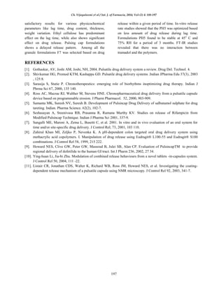Formulation and evaluation of tramadol using pulsincap technology | PDF ...