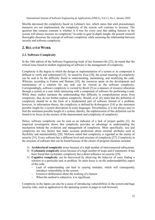 STRUCTURAL COMPLEXITY ATTRIBUTE CLASSIFICATION FRAMEWORK (SCACF) FOR ...