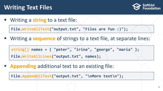 15. Streams Files and Directories | PPT