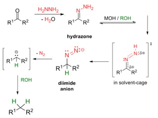 Wolff kishner reduction, Organic and heterocyclic chemistry, As per PCI ...
