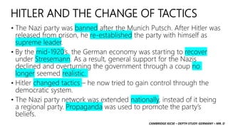 IGCSE REVISION - GERMANY: THE ROOTS OF THE NAZI PARTY | PPTX