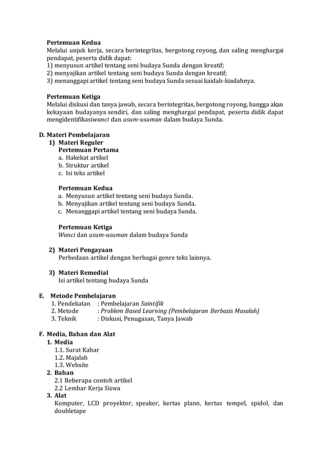 04. rpp artikel budaya sunda | PDF