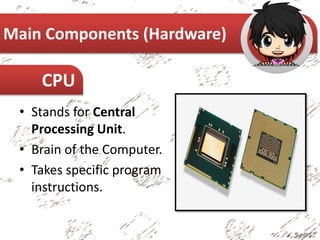 Parts of computer (Hardware) | PPTX