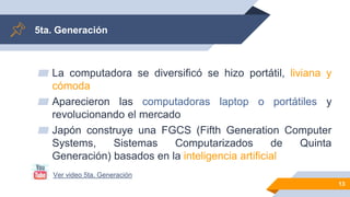 Generaciones de las computadoras | PPSX