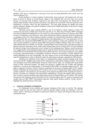 A Study of Shading Effect on Photovoltaic Modules with Proposed P&O ...