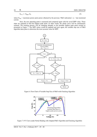 A Study of Shading Effect on Photovoltaic Modules with Proposed P&O Checking Algorithm | PDF