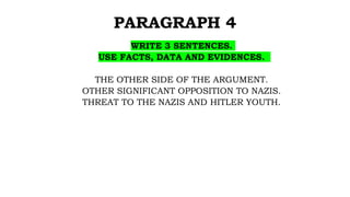 HISTORY IGCSE REVISION - MODEL PAPER 4 - CHURCH OPPOSITION TO NAZI RULE ...