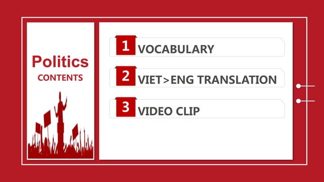 Politics Vocabulary | PPT