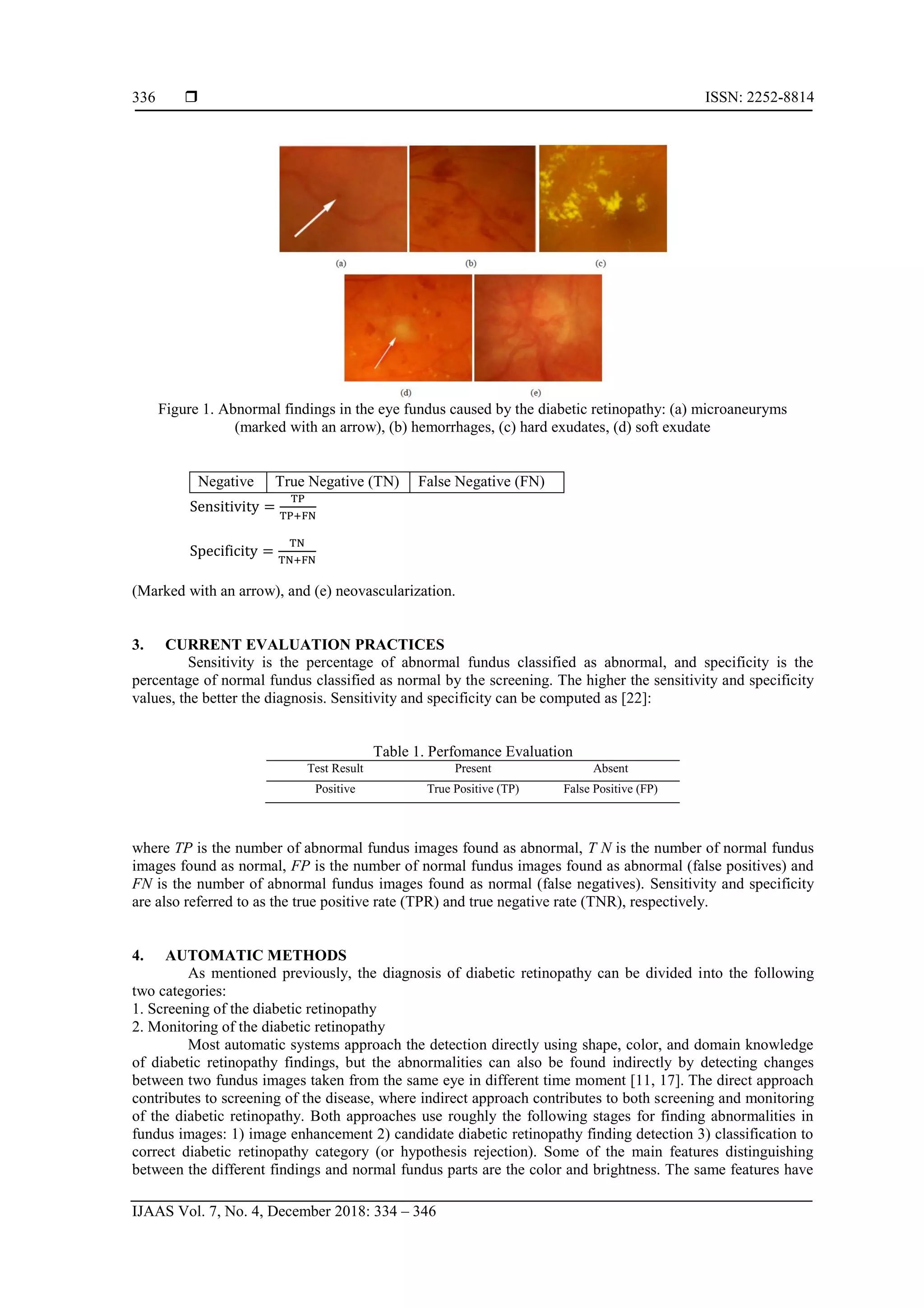 Early Detection of High Blood Pressure and Diabetic Retinopathy on Retinal Fundus Images Using ...