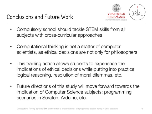 Computational thinking beyond STEM: an introduction to “moral machines ...