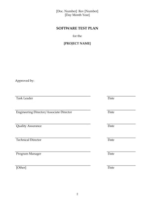 MIT SOFTWARE TEST PLAN | DOC | Standardized Testing | Educational ...