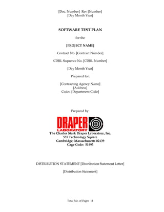 MIT SOFTWARE TEST PLAN | PDF