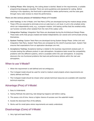 V model (software engineering) | PDF