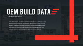 Gain the Upper Hand with OEM Build Data | PDF