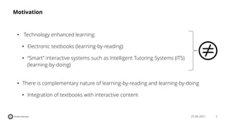 Integrating Textbooks with Smart Interactive Content for Learning ...