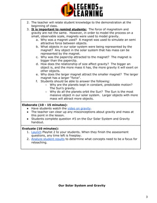 04. Our solar system | PDF | Physics | Science