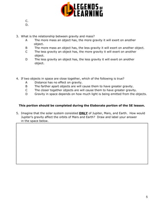04. Our solar system | PDF | Physics | Science