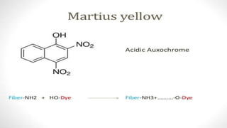 DYES AND IT”S CLASSIFICATION | PPTX