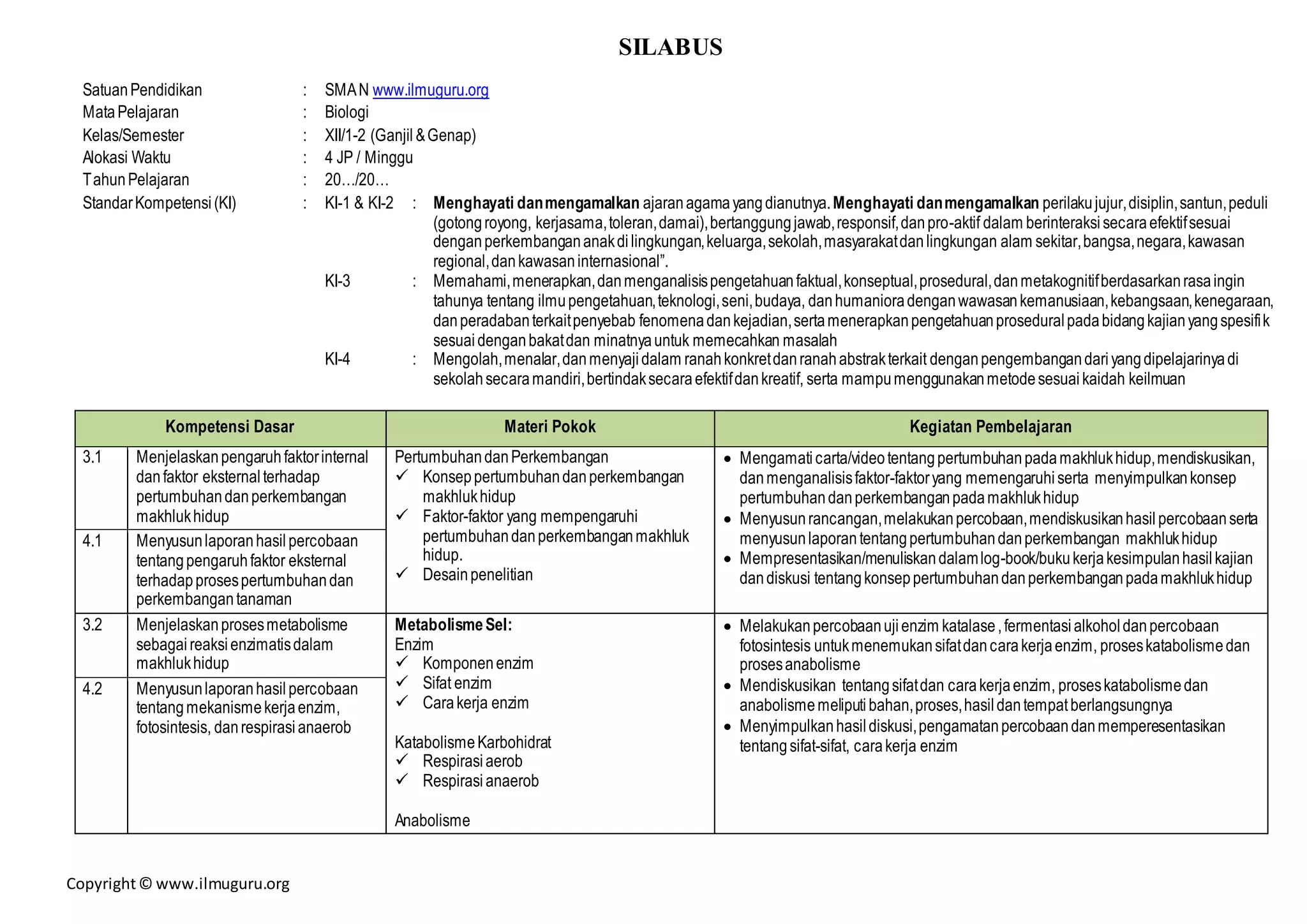 04. Silabus Bilogi 12 (3 Kolom) - iguru31.blogspot.com.docx