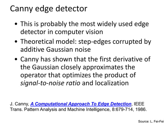 Feature Detection and Matching | PPT