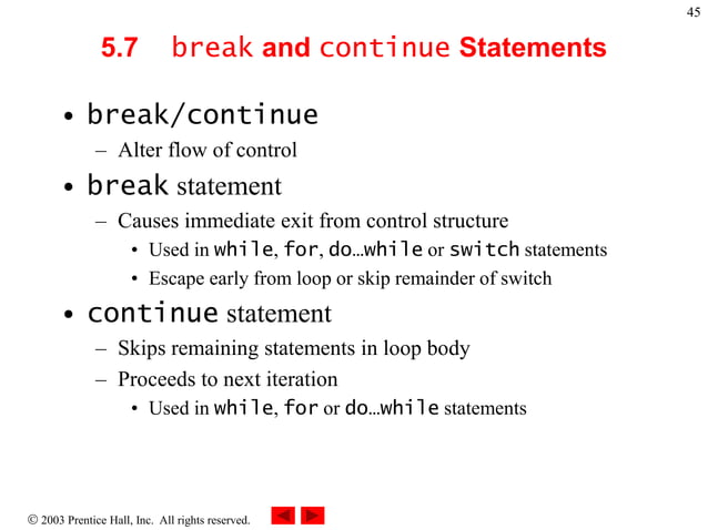 Control structure | PPT