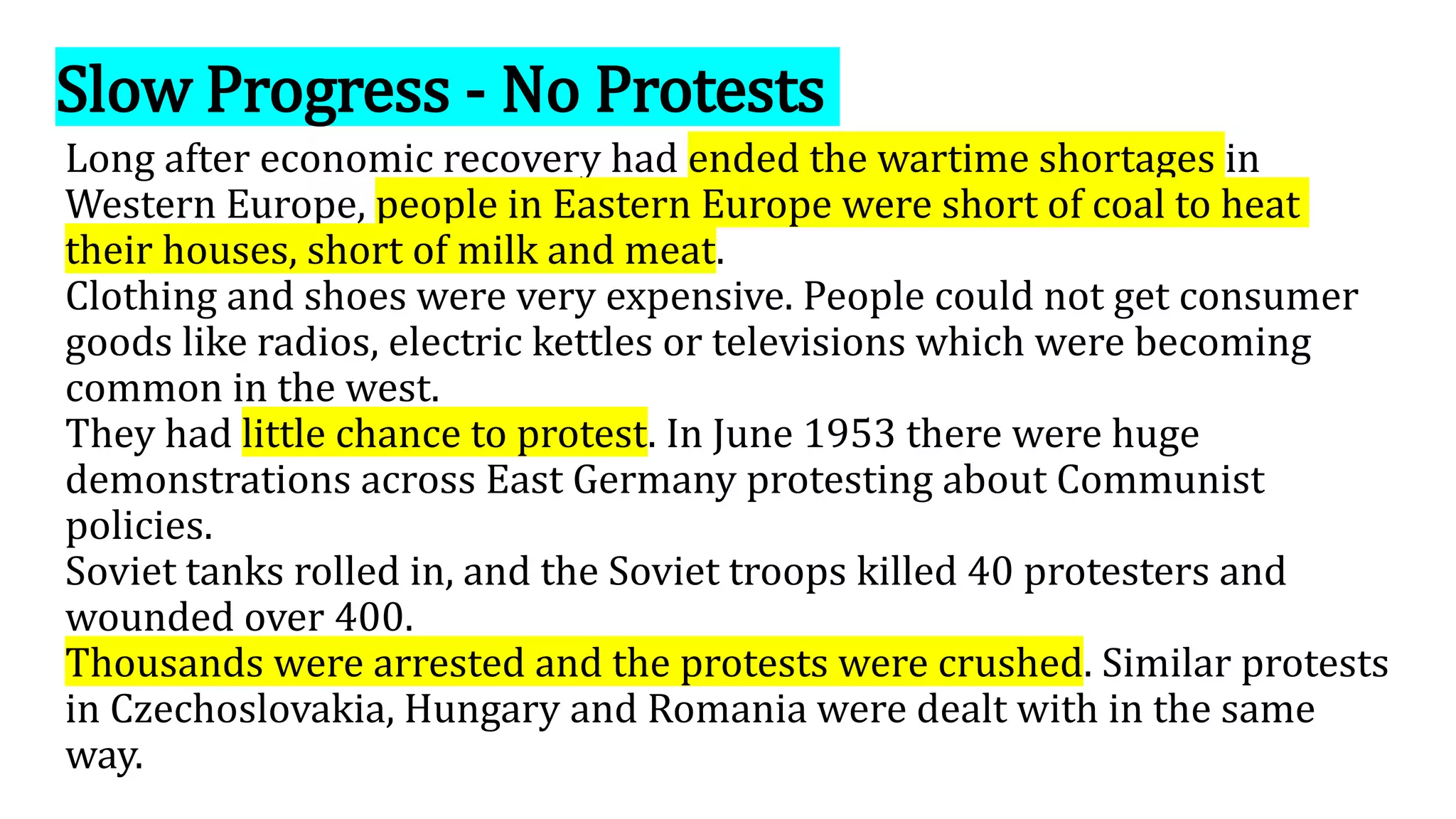 04. SOVIET CONTROL OF EASTERN EUROPE: Ordinary people and the Soviet ...