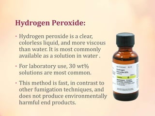 Fumigation in Biosafety | PPTX