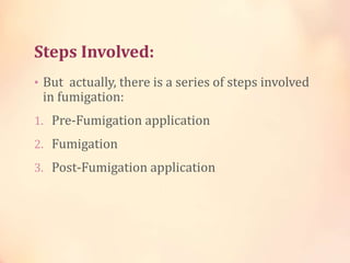 Fumigation in Biosafety | PPTX