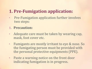 Fumigation in Biosafety | PPTX