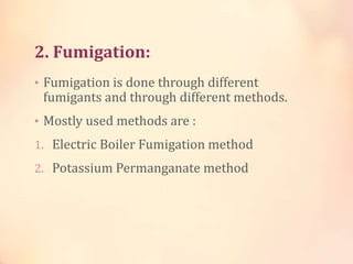 Fumigation in Biosafety | PPTX