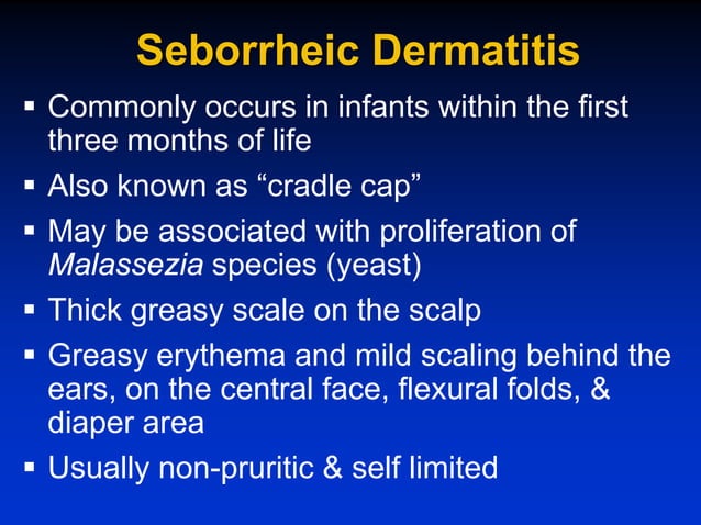 04. Common Pediatric Dermatology Diagnoses (Power Point Presentation ...