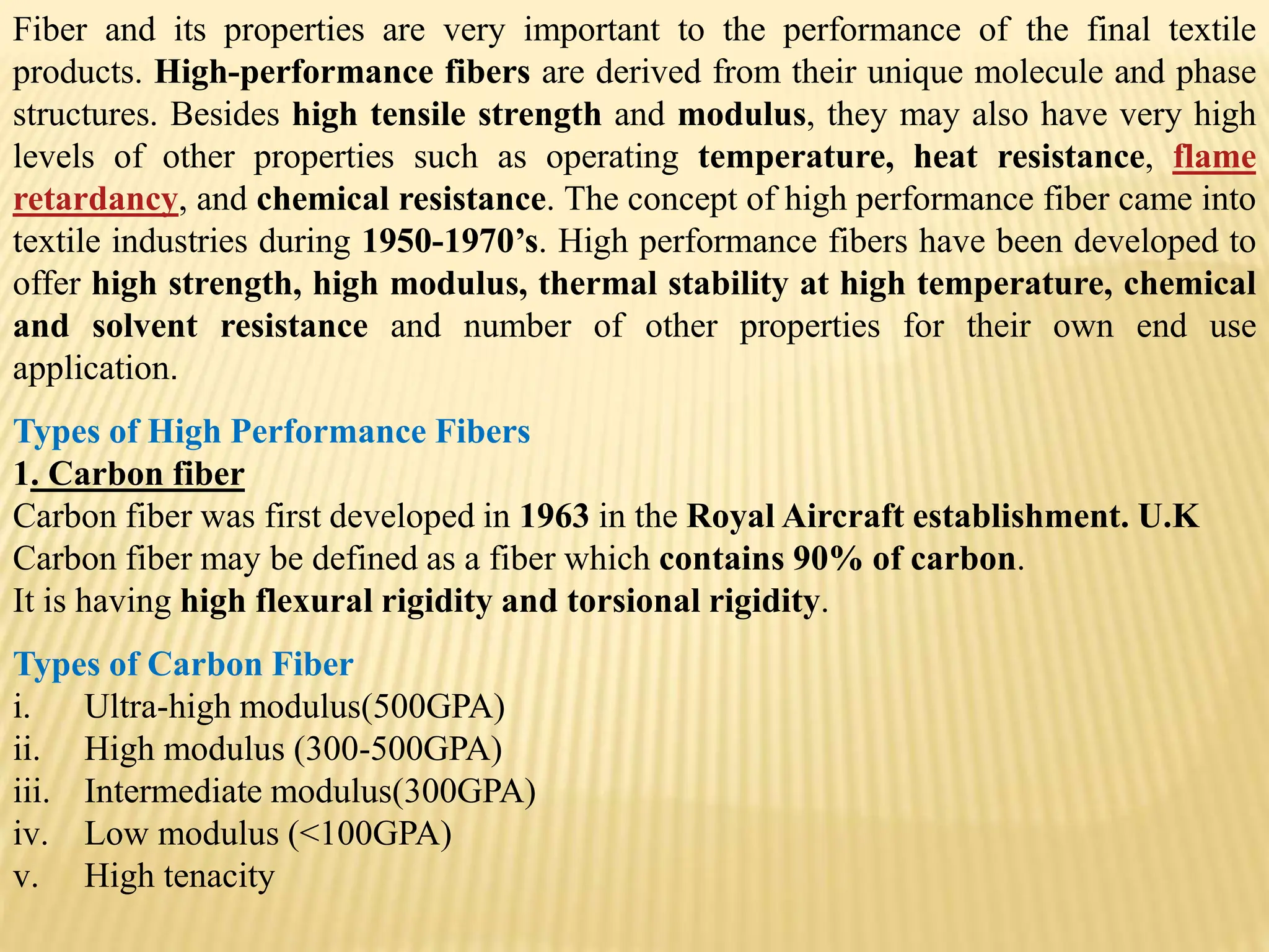 High performance textiles, Technical Textile | PPTX