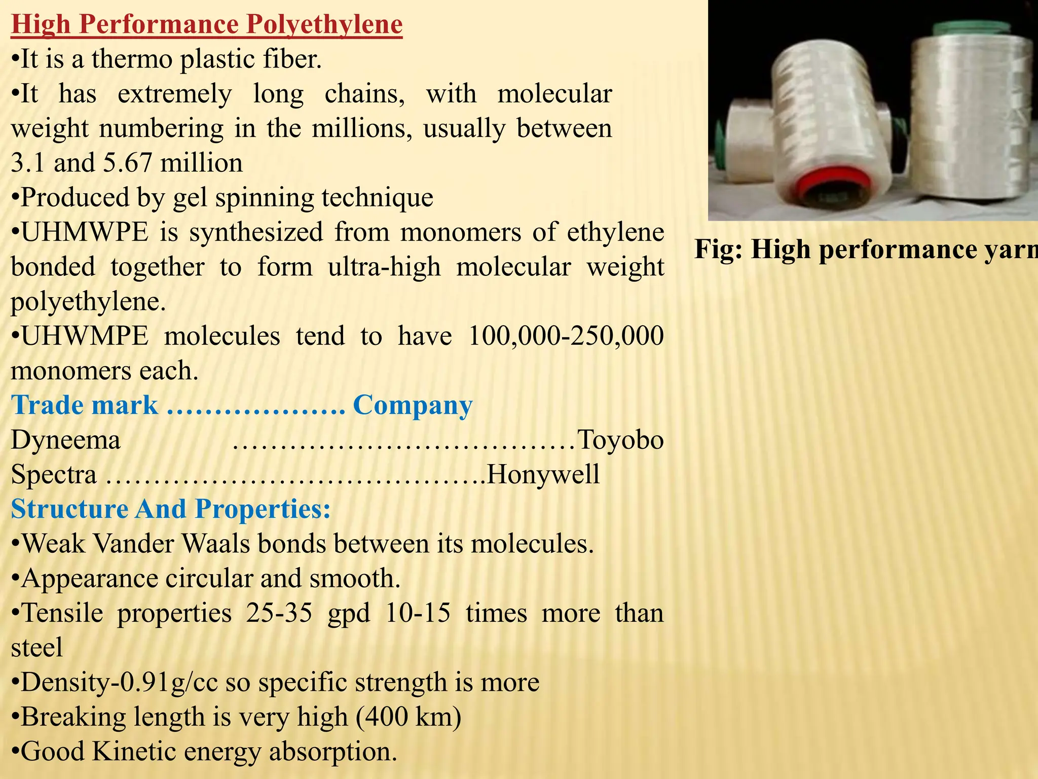 High performance textiles, Technical Textile | PPTX