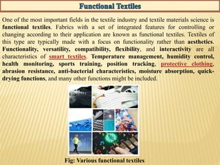 High performance textiles, Technical Textile | PPTX
