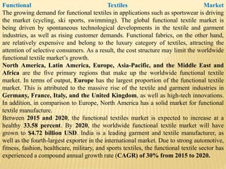 High performance textiles, Technical Textile | PPTX