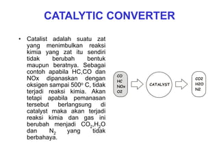 Materi sistem emisi pada kendaraan ringan | PPT