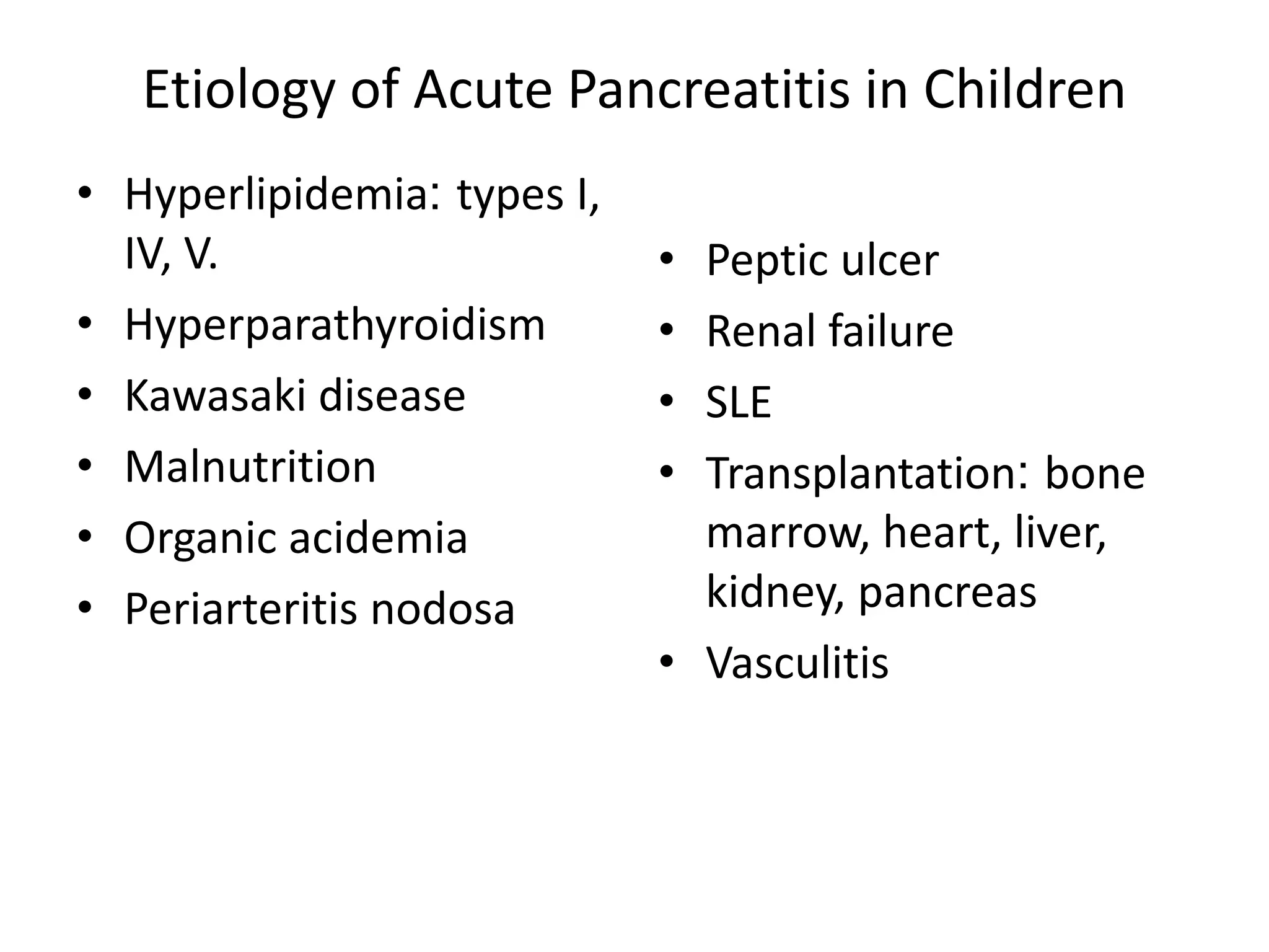 A PRESENTATION ABOUT PAEDIATRIC PANCREATITIS | PPT