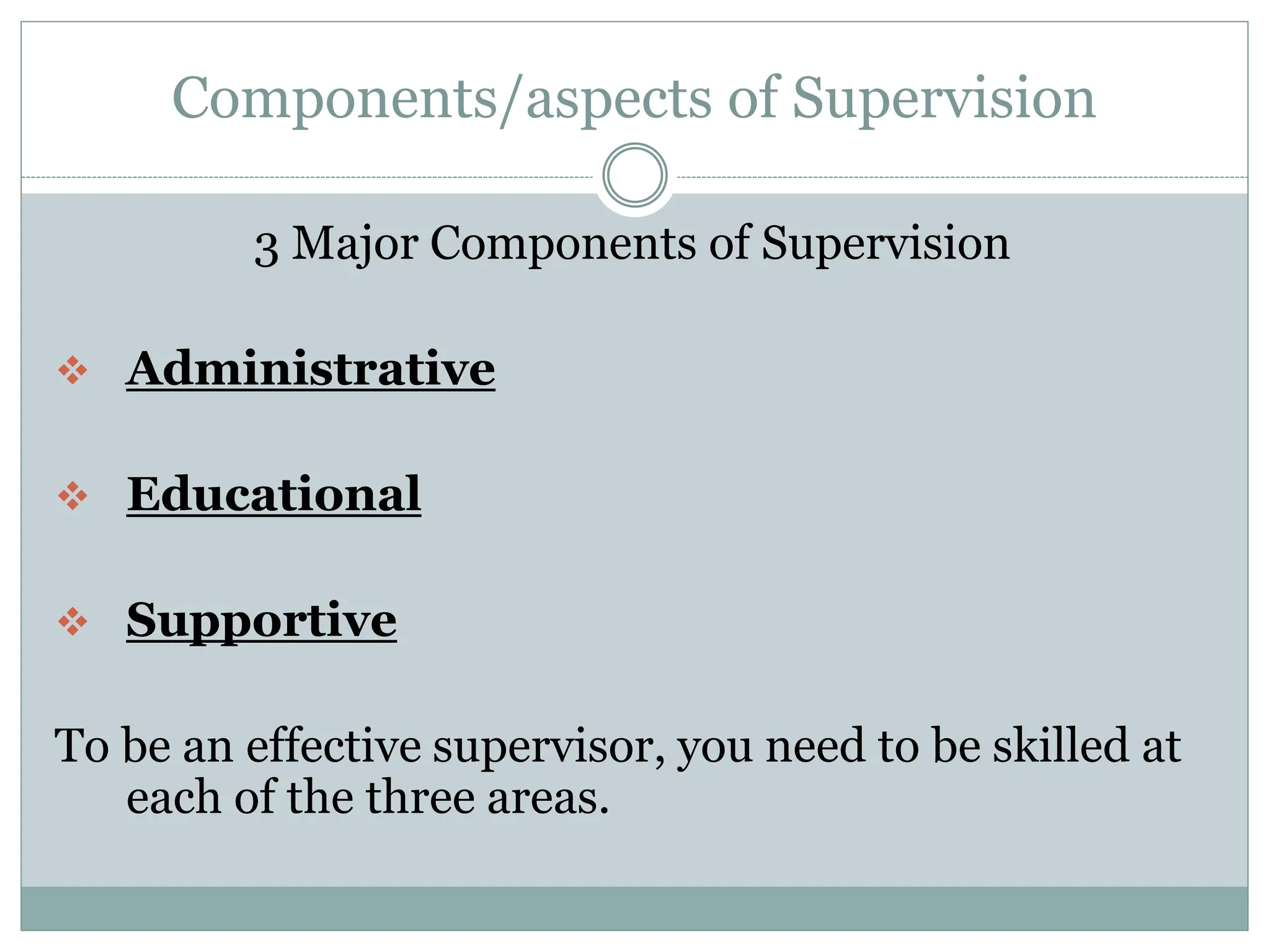 SUPERVISION AND ITS QUALITIES AND EXAMPLES | PPTX